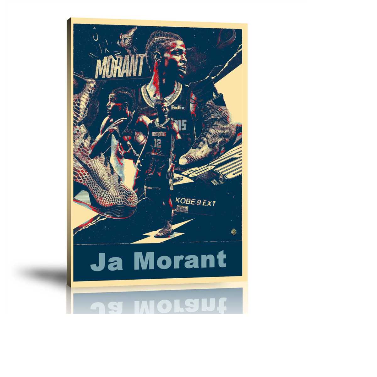 Ja Morant, Memphis Grizzlies, NBA Sports Prints, POP Art Pri | Inspire ...