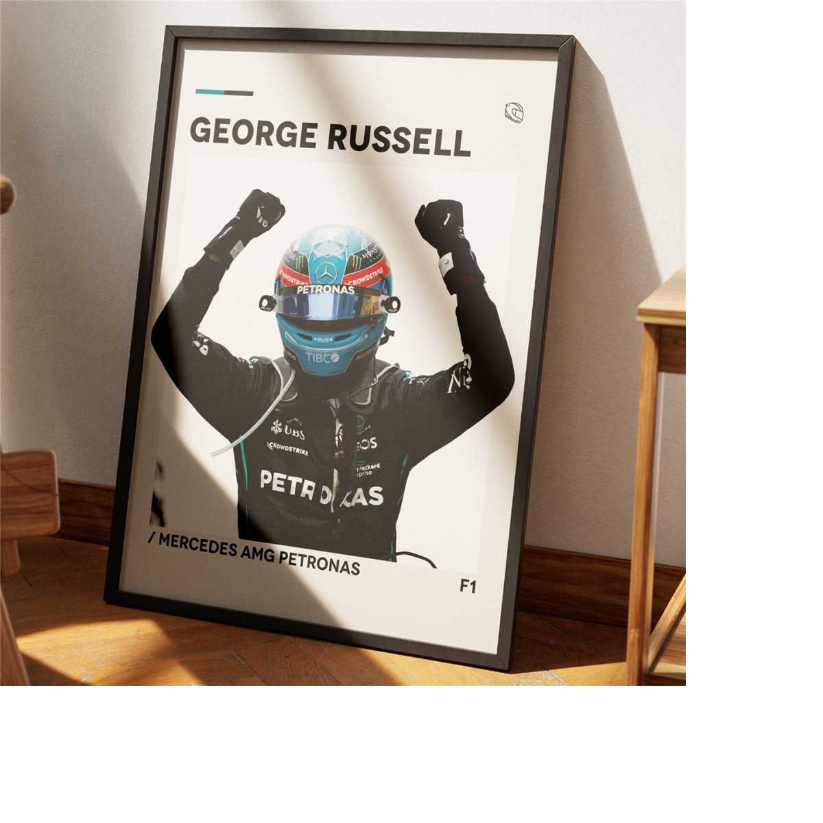 George Russell Poster, Formula 1 Poster, George Russell Art, | Inspire ...