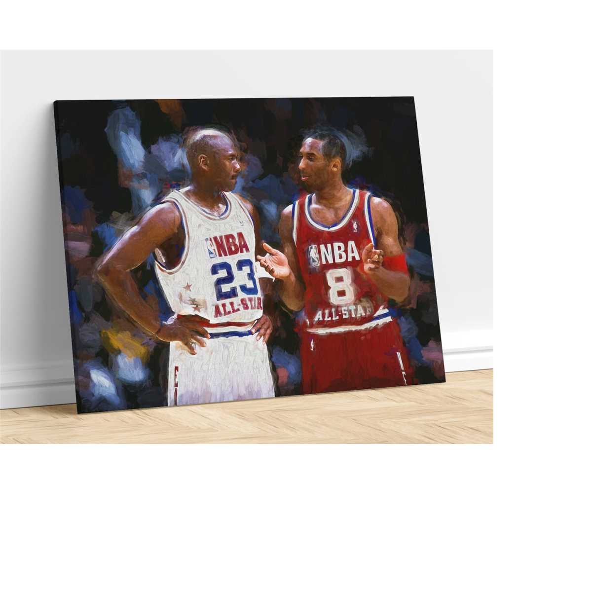 Jordan Kobe Poster Kobe Bryant & Michael Jordan NBA Legends | Inspire ...