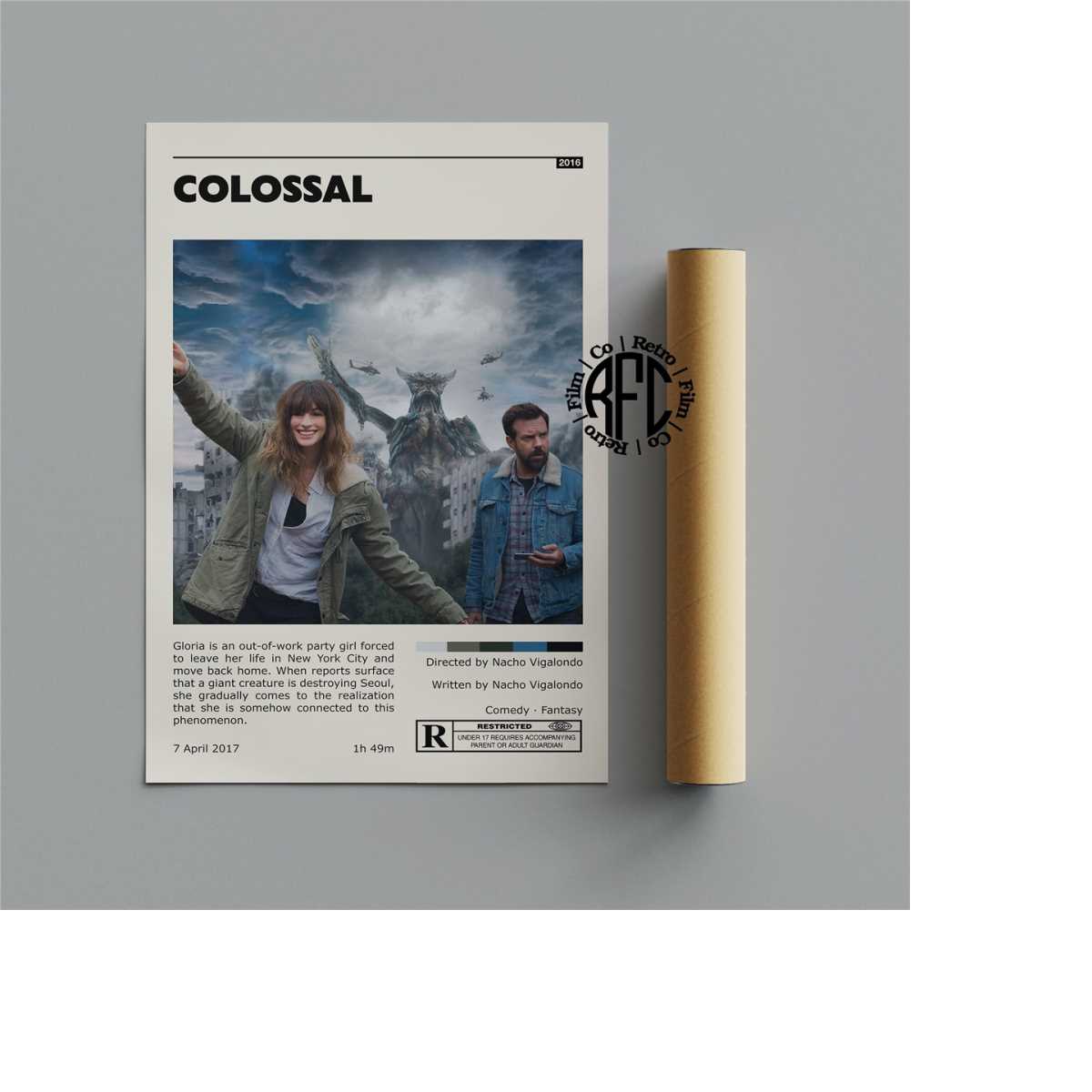 Colossal Retro Vintage Poster | Minimalist Movie Poster | Re | Inspire ...
