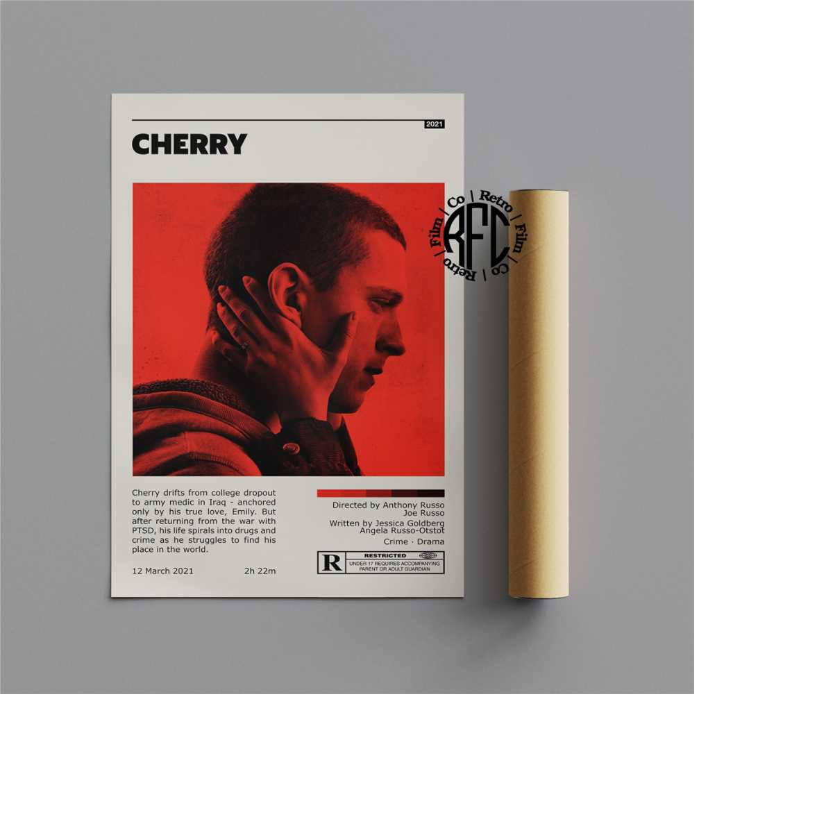 Cherry Retro Vintage Poster | Minimalist Movie Poster | Retr | Inspire ...