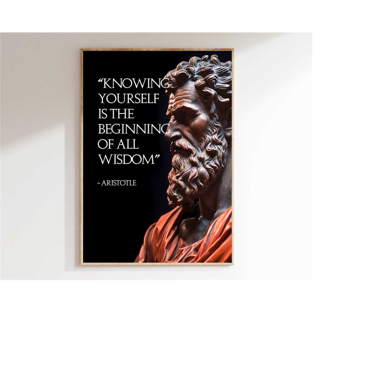 Stoicism Wall Art | Aristotle Poster | Printable Wall Art | | Inspire ...