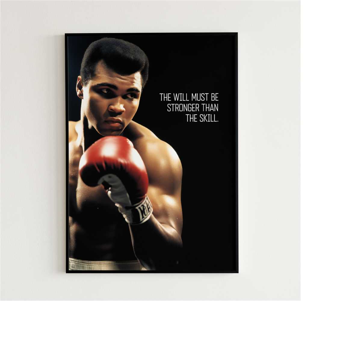 Muhammad Ali Poster Man Cave Boxing Gift For Him Muhammad Al | Inspire ...