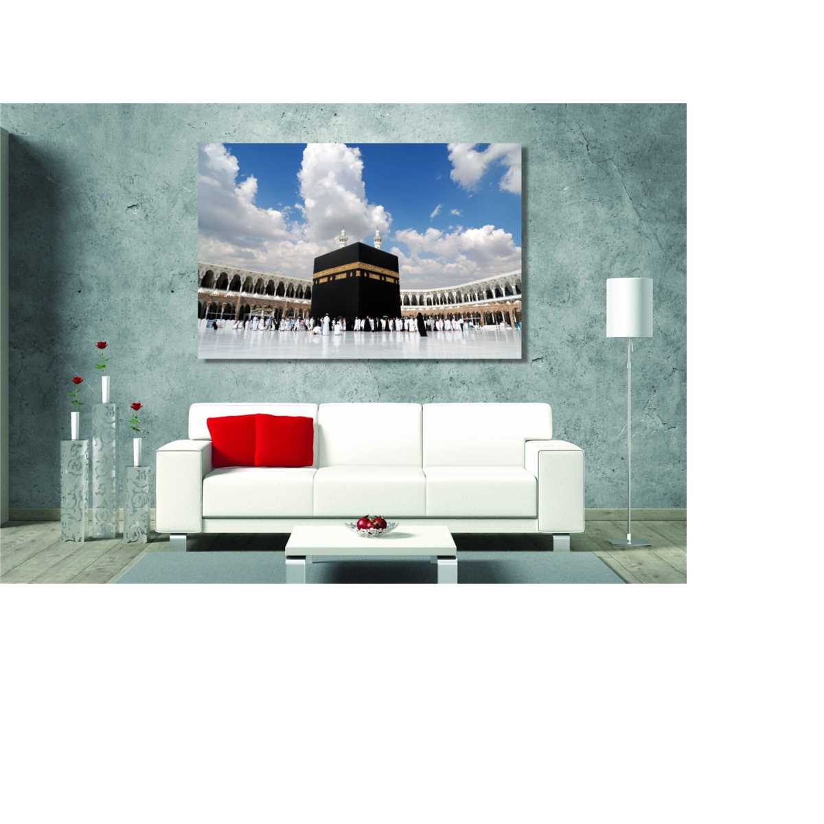 Kaaba Wall Art Islamic Ready to Hang Canvas Wall Art Islamic - Inspire ...