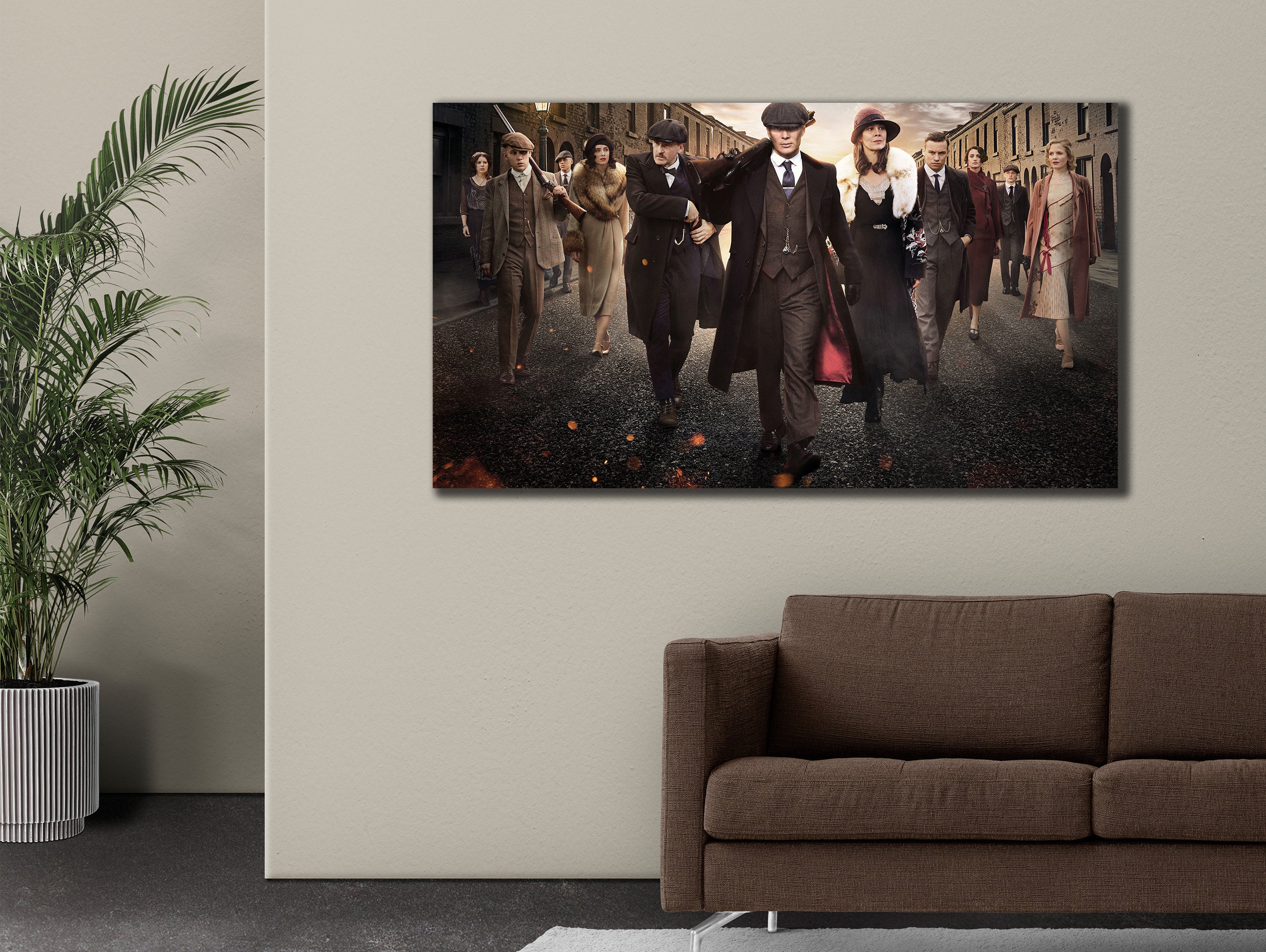 Peaky Blinders Poster, Thomas Shelby Canvas Art, Peaky Blind - Inspire ...