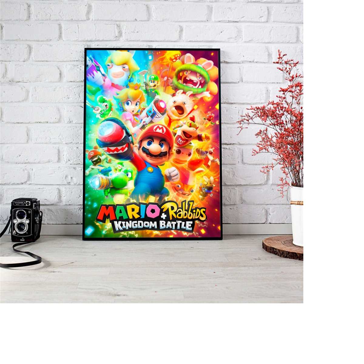 mario bros poster- super mario bros poster - mario bros retr | Inspire ...