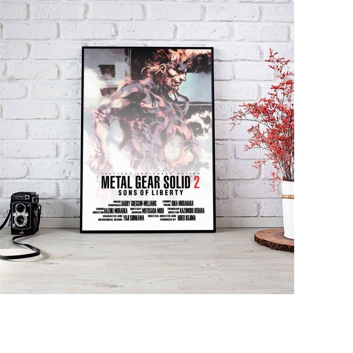metal gear solid poster - metal gear solid 2 poster - metal | Inspire ...