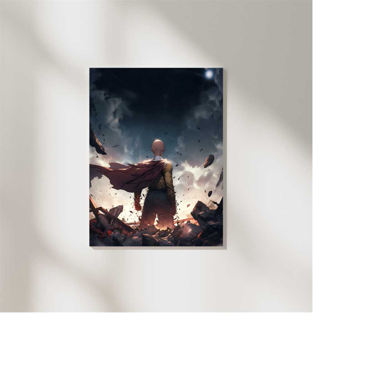 Anime Manga Poster, Minimalistic Anime Print, Wall art decor | Inspire ...