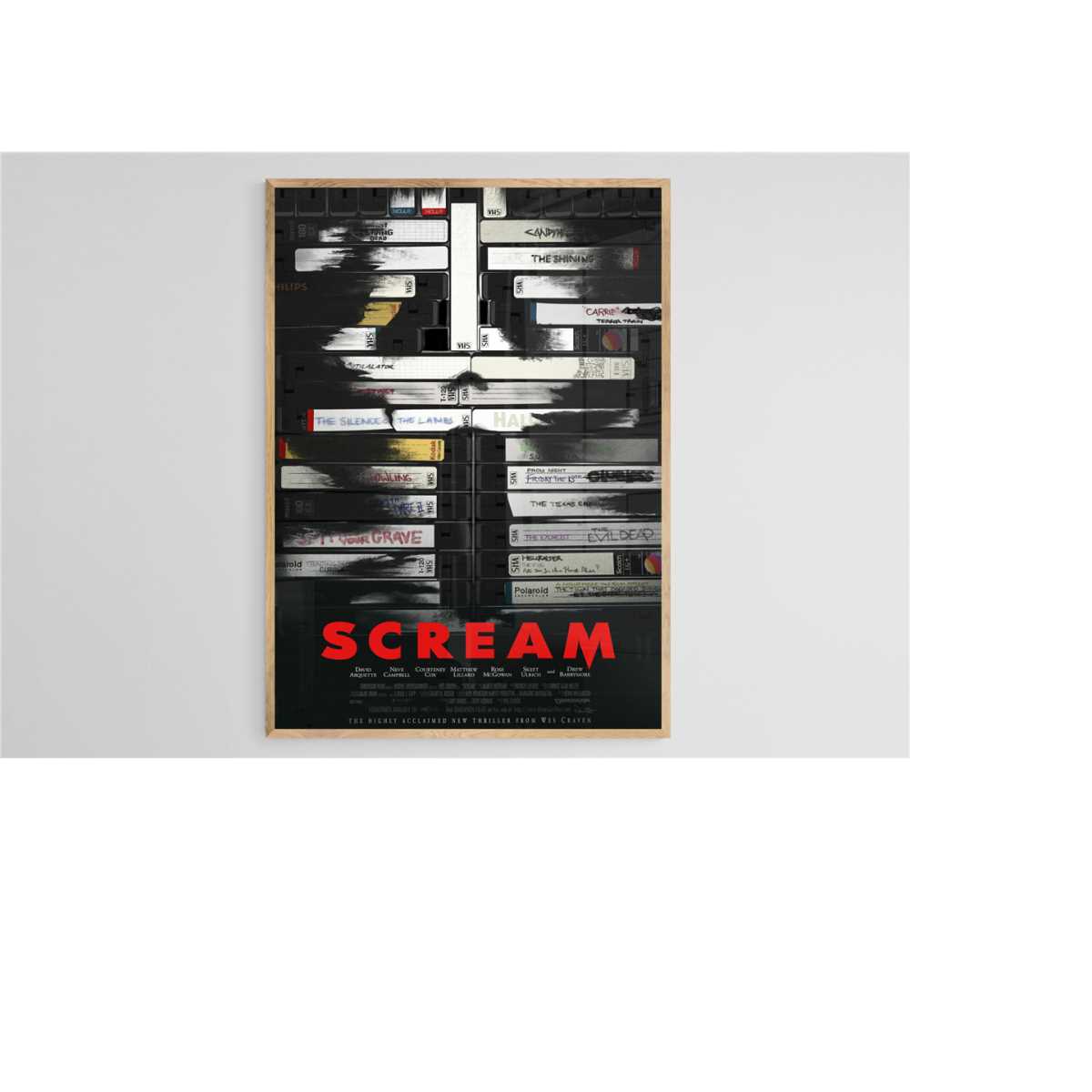 Scream Poster, Scream Movie Poster, Scream Digital Poster, W | Inspire ...