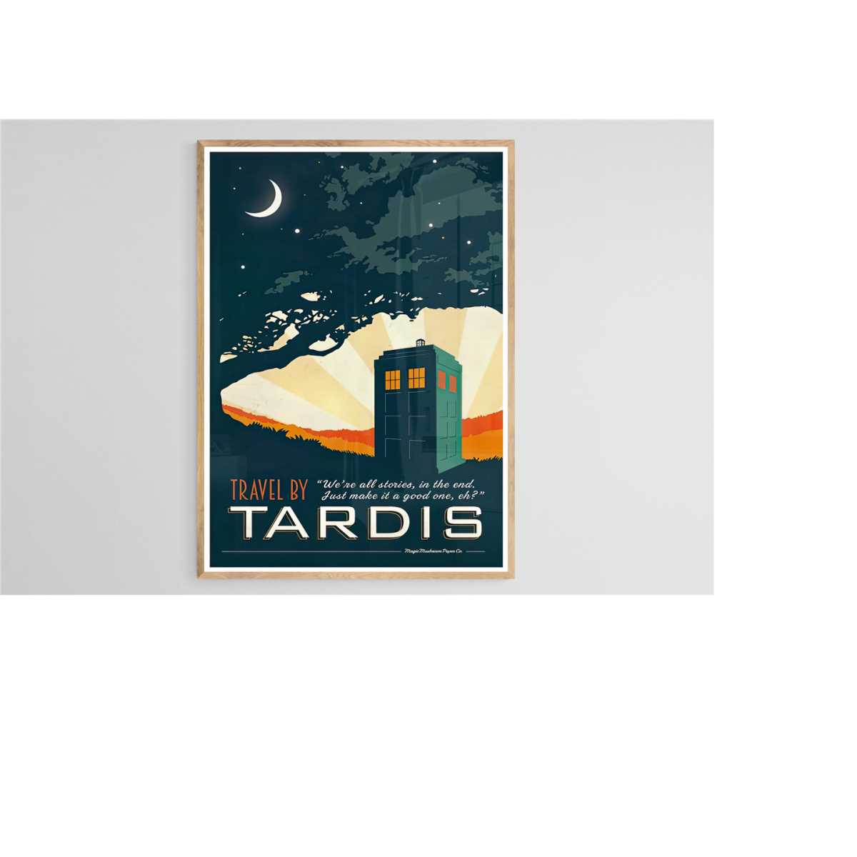 TARDIS Poster, TARDIS Art, TARDIS Print, Doctor Who, Movie P | Inspire ...