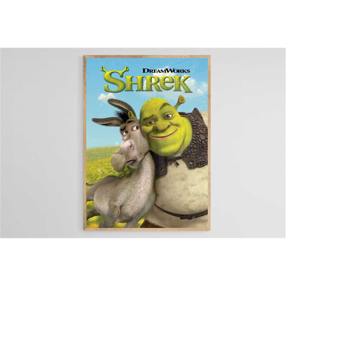 Shrek Wall Art, Shrek Poster Print, Shrek, Movie Poster, Dig | Inspire ...