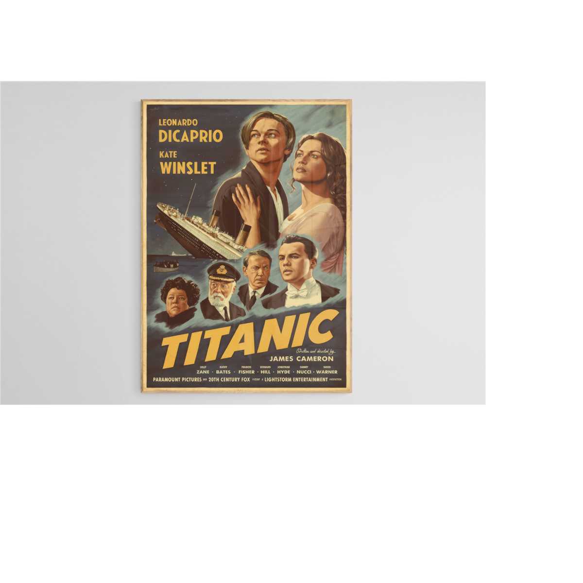 Titanic Poster, Titanic Art, Titanic Print, Movie Poster, Ti | Inspire ...