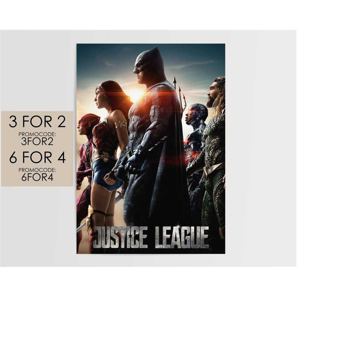 Justice League 2017 Poster - DC Movie Poster Art Film Print | Inspire ...