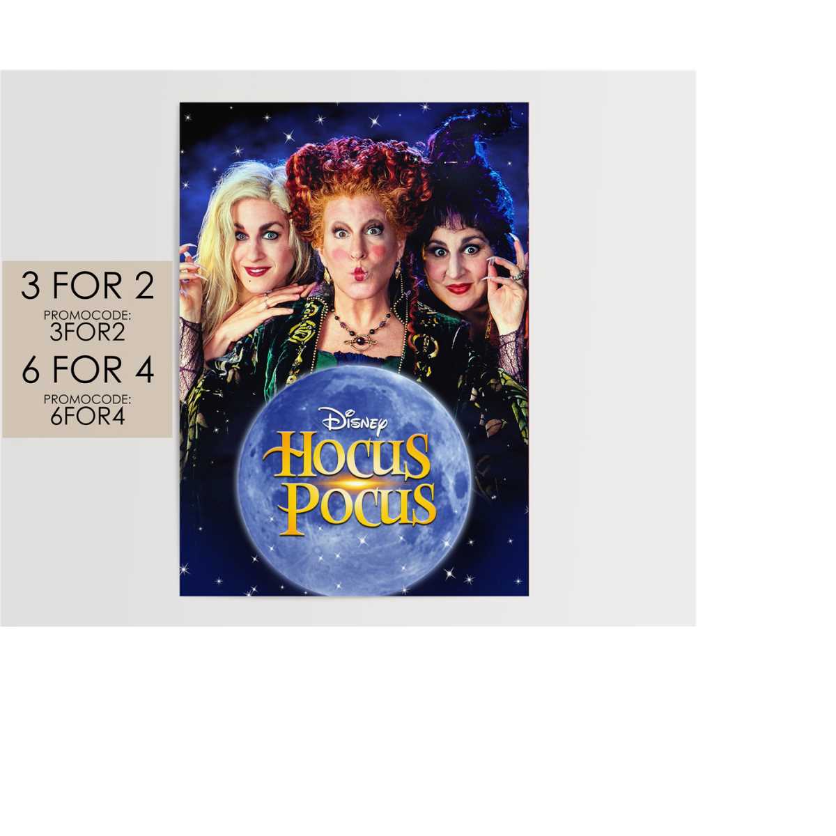 Hocus Pocus 1993 Poster - Disney Pixar Movie Poster Art Film | Inspire ...