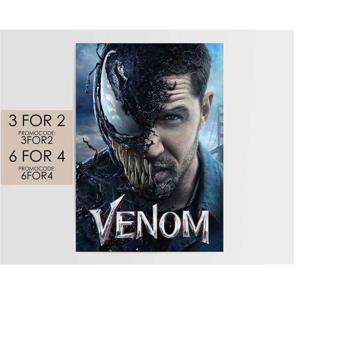 Venom 2018 Poster - DC Movie Poster Art Film Print Gift V001 | Inspire ...