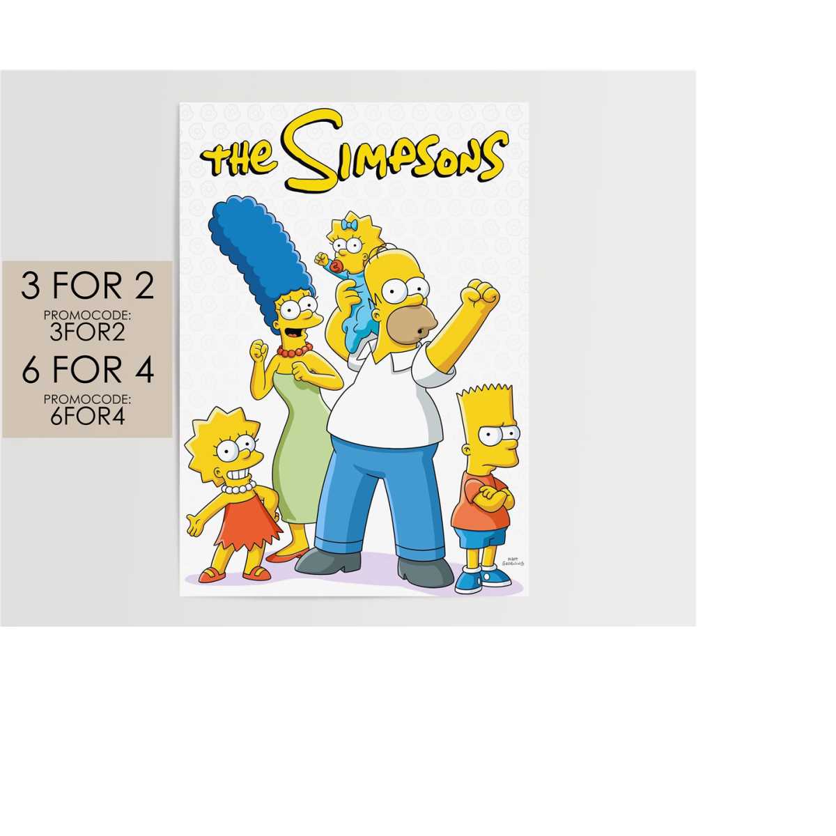The Simpsons Poster - TV Movie Poster Art Film Print Gift TS | Inspire ...