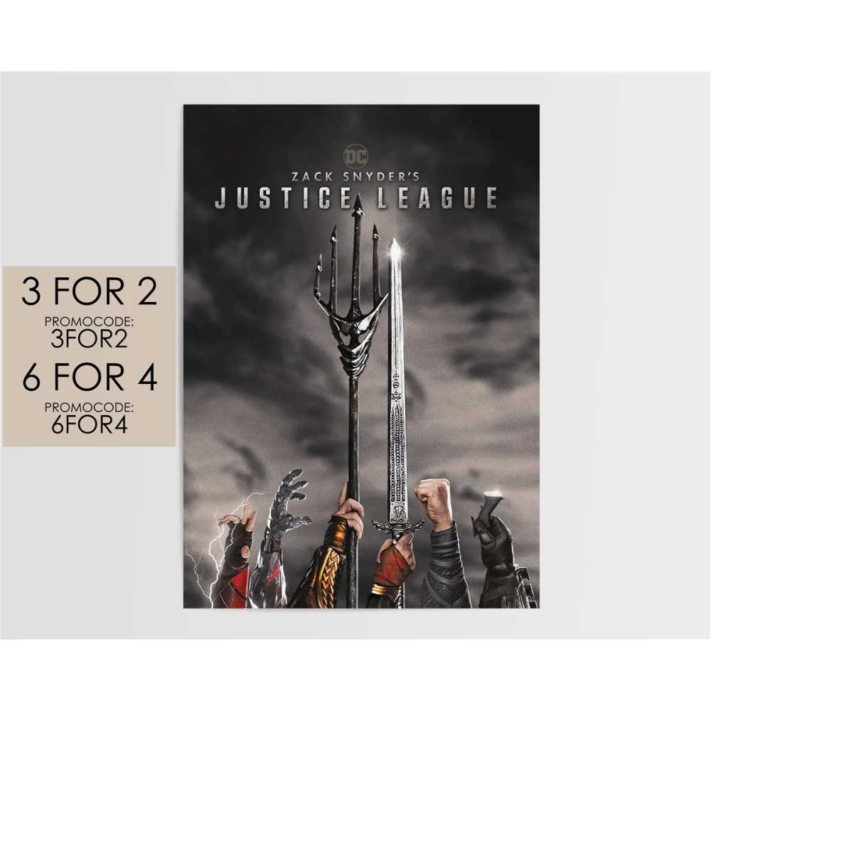 Zack Snyder's Justice League 2021 Poster - DC Movie Poster A | Inspire ...