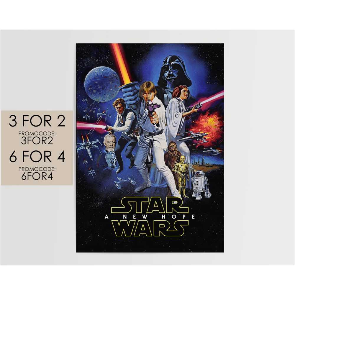 Star Wars: Episode 4 - A New Hope 1977 Poster - Movie Poster | Inspire ...
