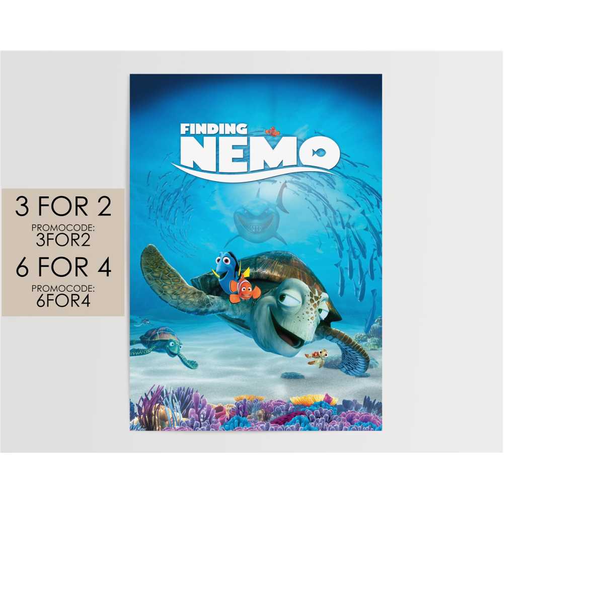 Finding Nemo 2003 Poster - Disney Pixar Movie Poster Art Fil | Inspire ...