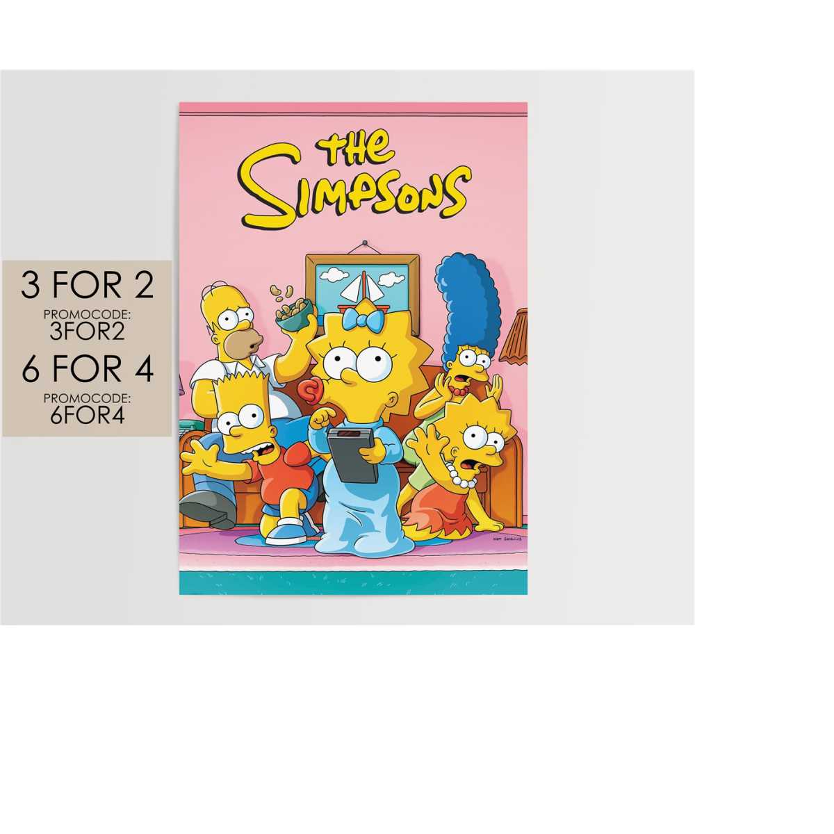 The Simpsons Poster - TV Movie Poster Art Film Print Gift TS | Inspire ...