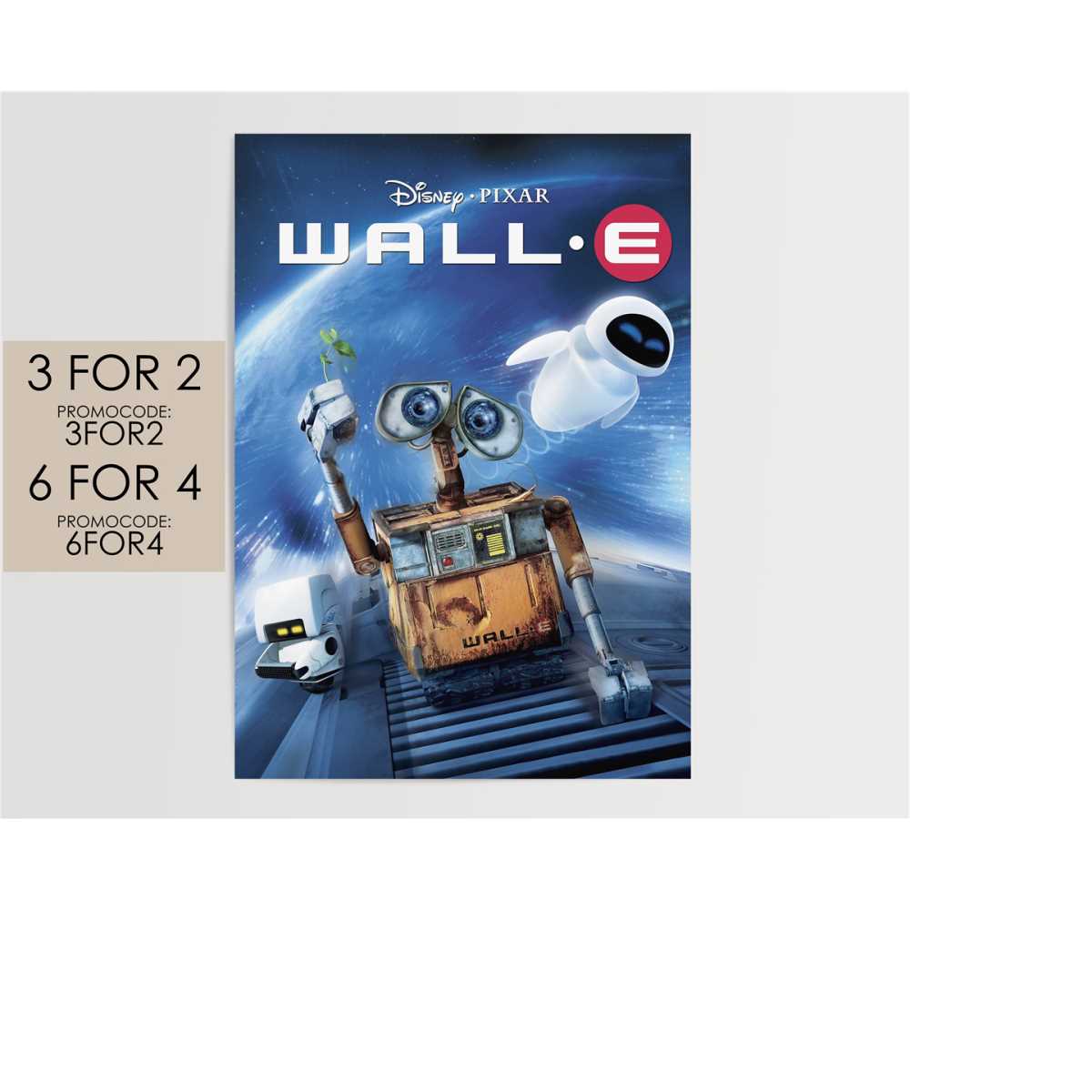 WALL-E 2008 Poster - Disney Pixar Movie Poster Art Film Prin | Inspire ...