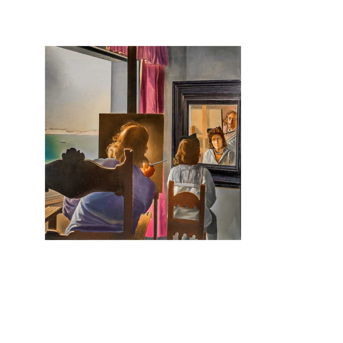 Salvador Dali (Gala From The Back Eternalized By Six Virtual | Inspire ...