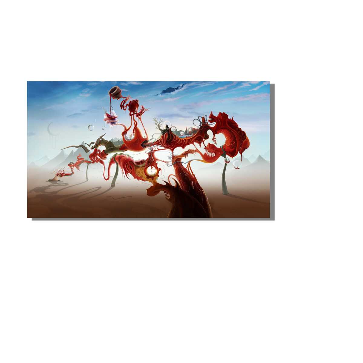 Salvador Dali Poster, Salvador Dali Pale Tree Print, Salvado | Inspire ...