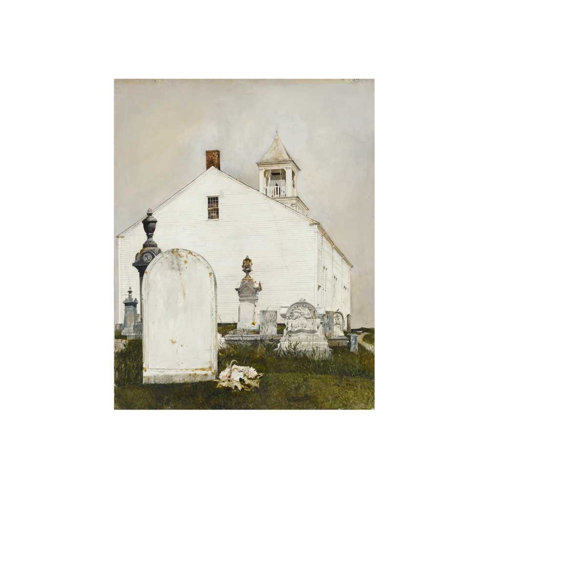 Andrew Wyeth (Perpetual Care, 1961) Canvas Print, Andrew Wye | Inspire ...