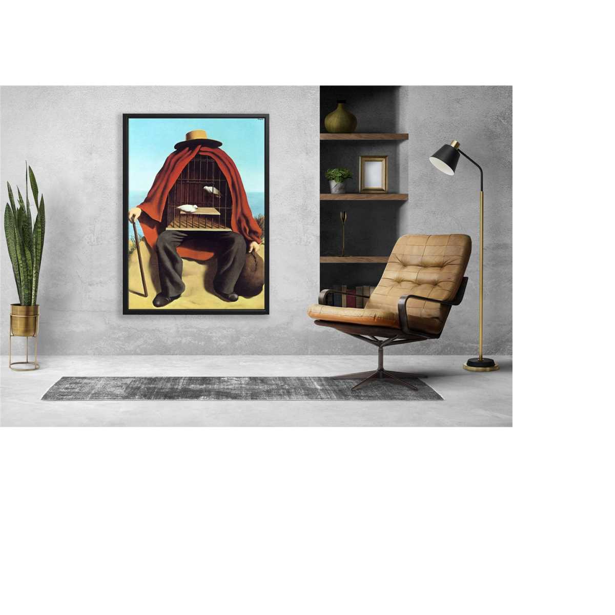 Rene Magritte The Therapist 1937 Canvas Painting, Rene Magri | Inspire ...