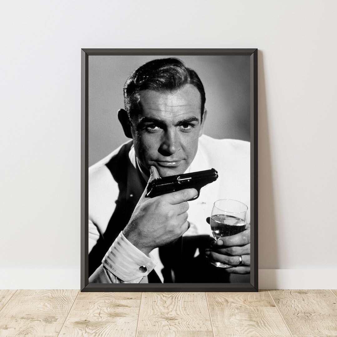 Sean Connery Poster, Sean Connery Print, Sean Connery Wall A - Inspire ...