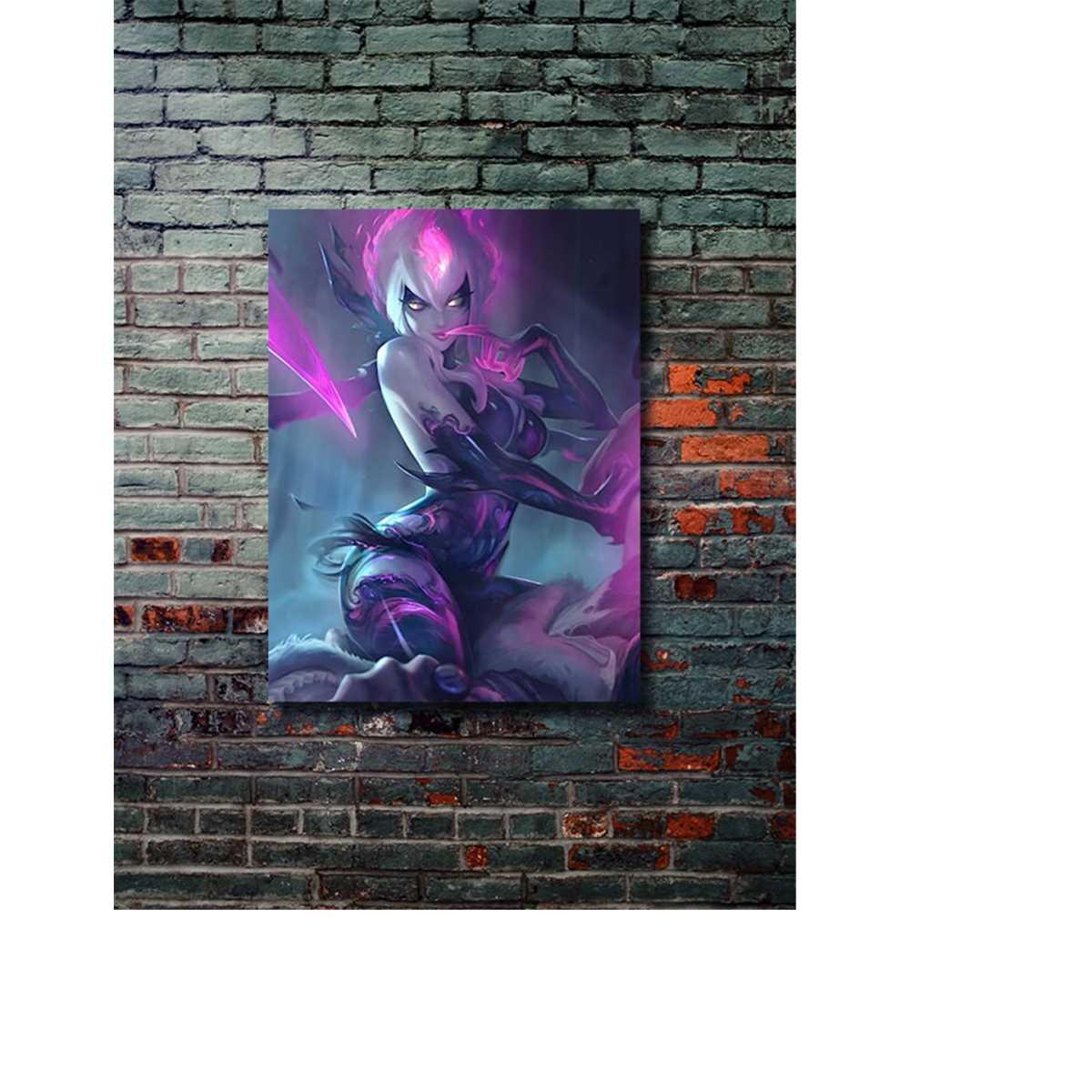 Evelyn, League Of Legends, Gaming Poster, Wall Art Painting, | Inspire ...