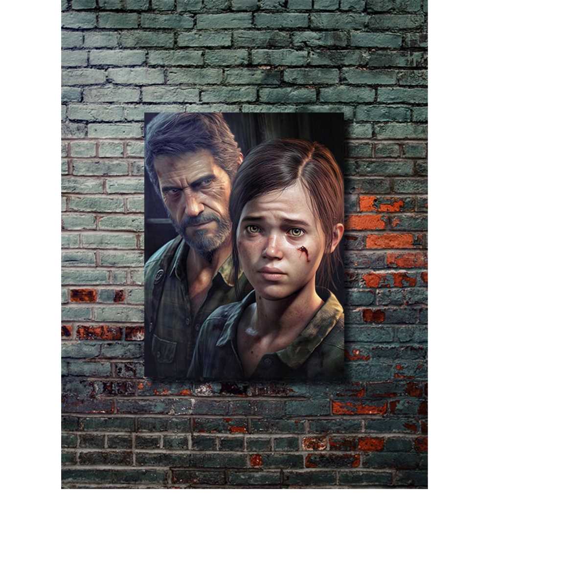 Joel and Ellie, The Last Of Us, Gaming Poster, Wall Art Pain | Inspire ...