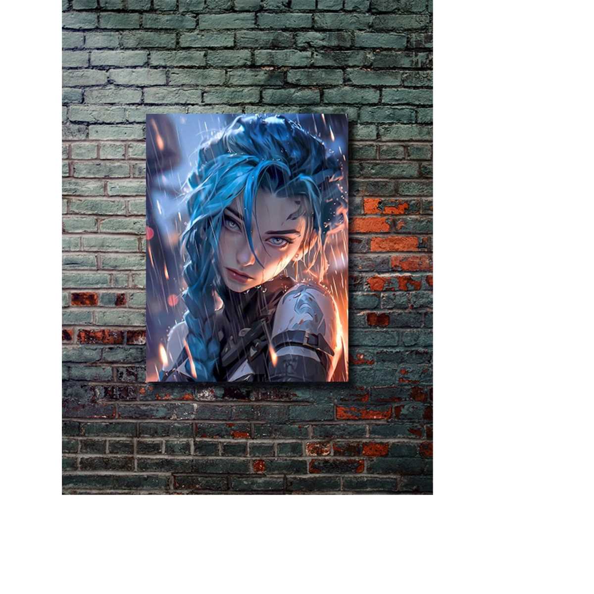 Jinx - League Of Legends - Gaming Poster - Metal Poster, Hom | Inspire ...