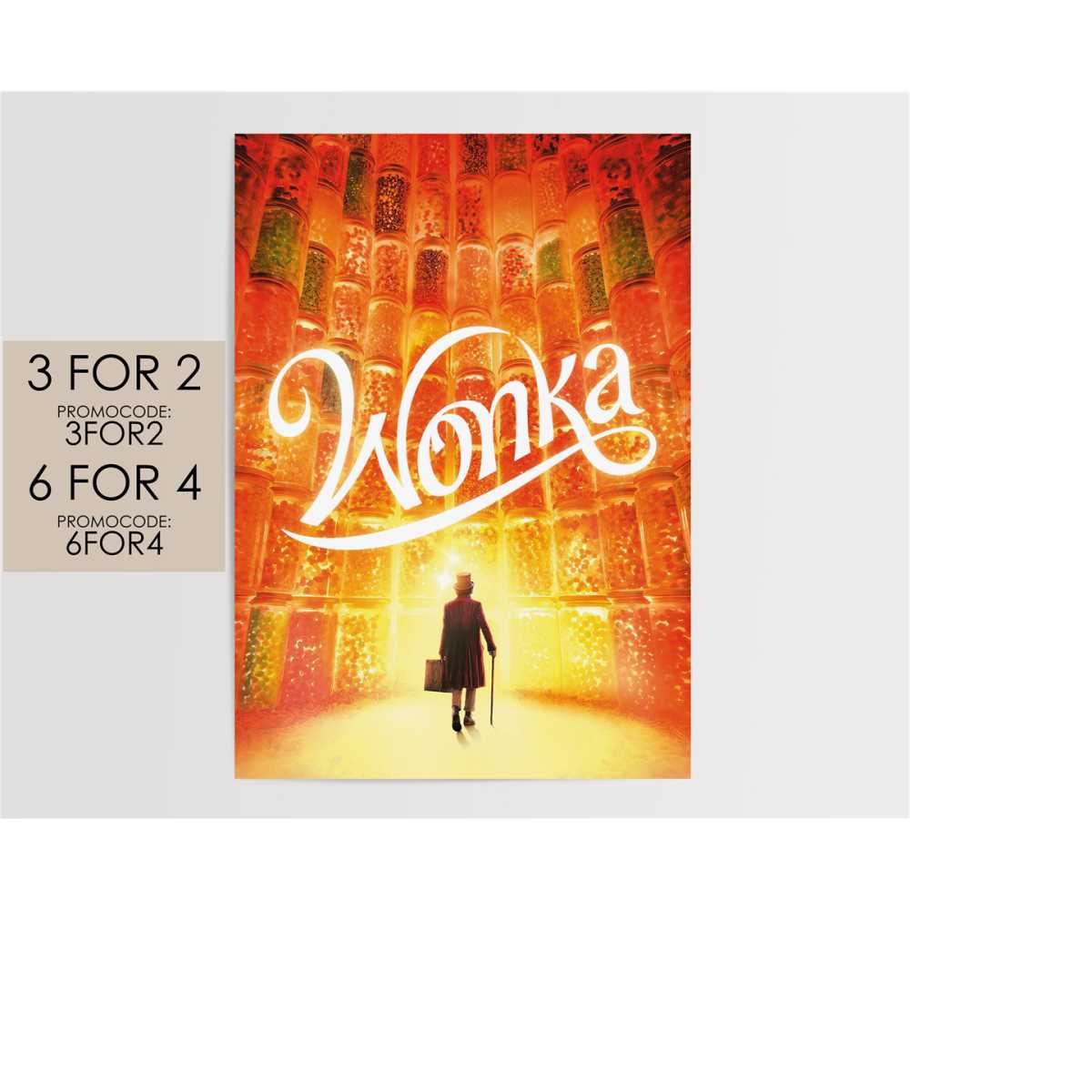 Wonka 2023 Poster - Movie Poster Art Film Print Gift Wo001 | Inspire Uplift