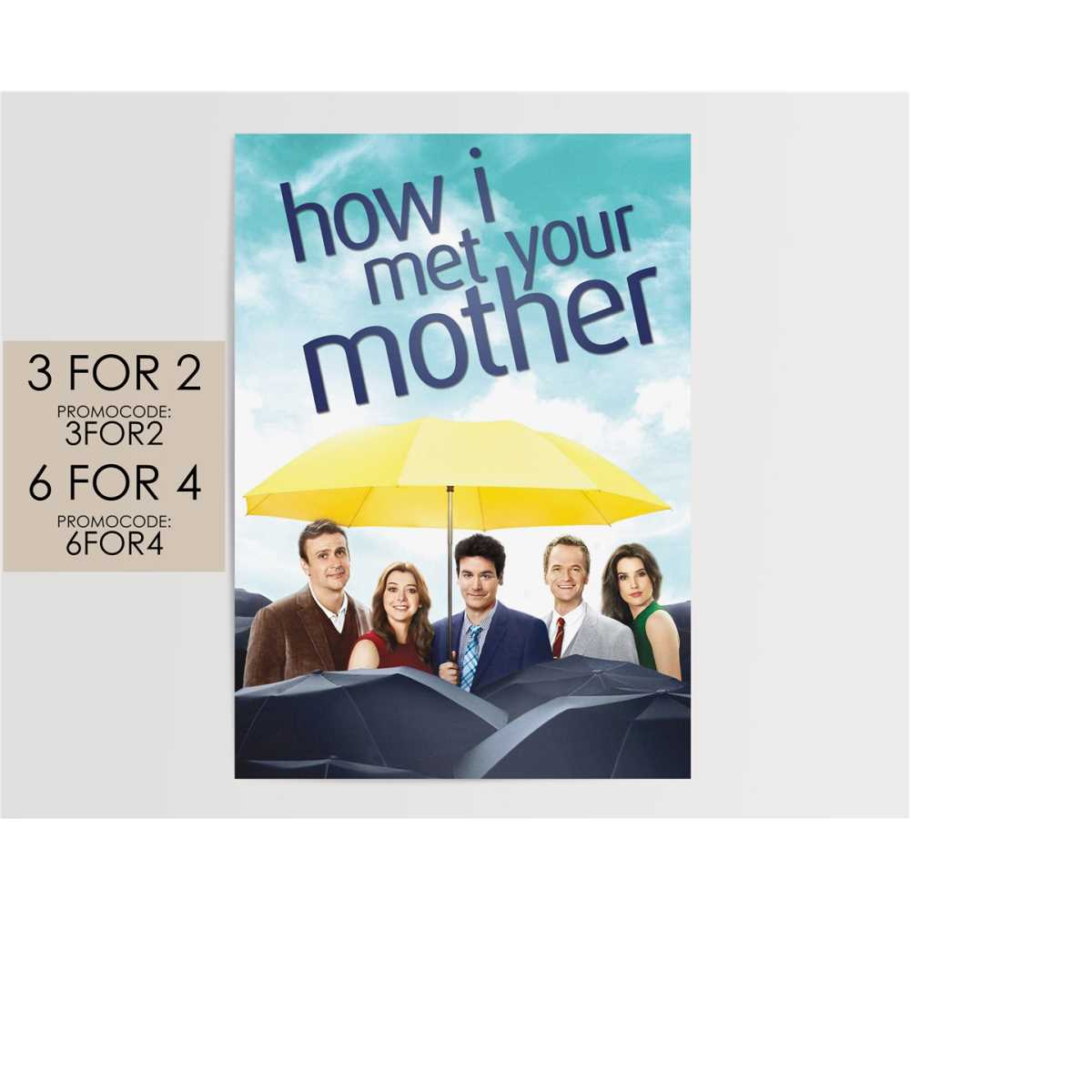 How I Met Your Mother Poster - TV Movie Poster Art Film Prin | Inspire ...