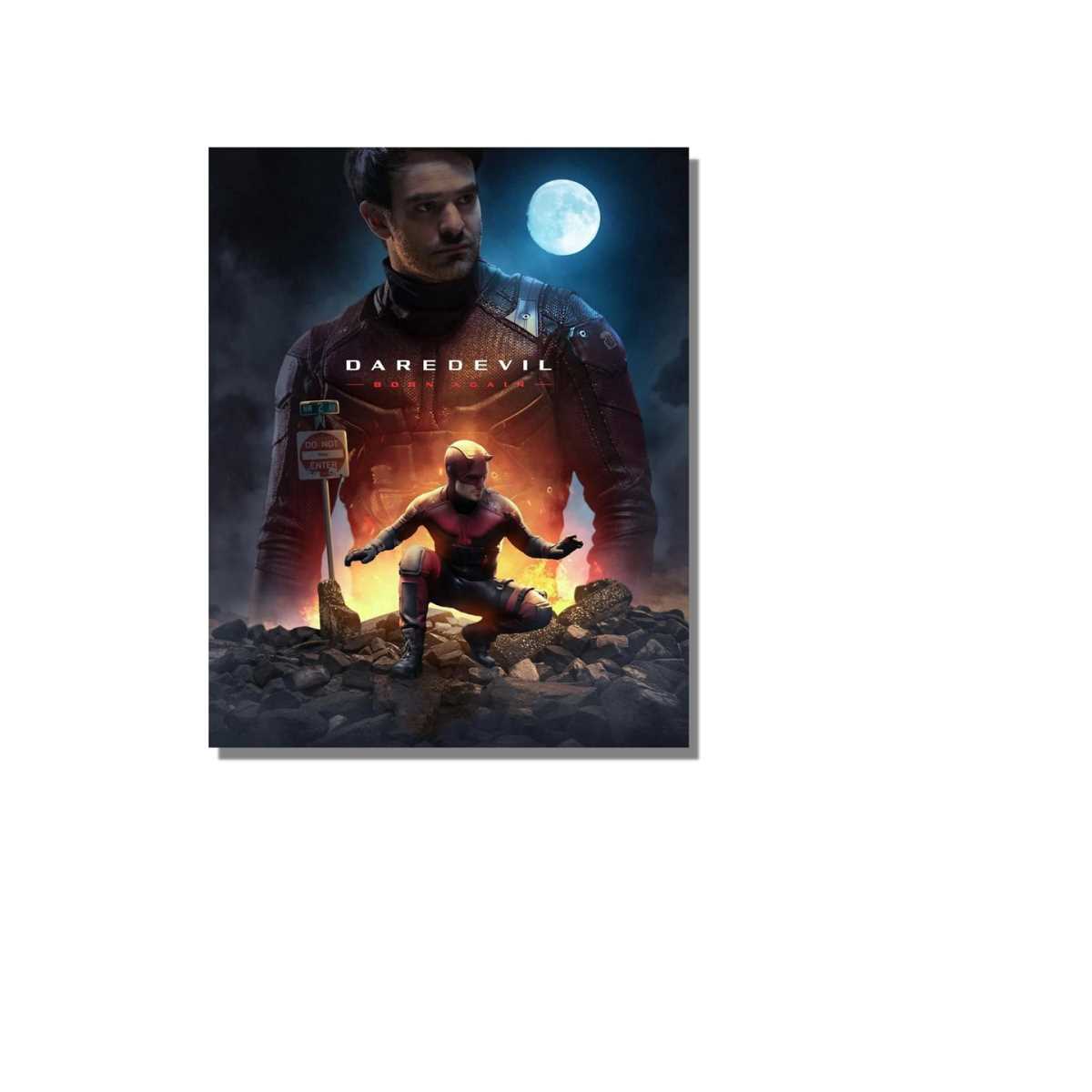 Daredevil Canvas Painting, Ready to Hang, Daredevil Gift Can | Inspire ...