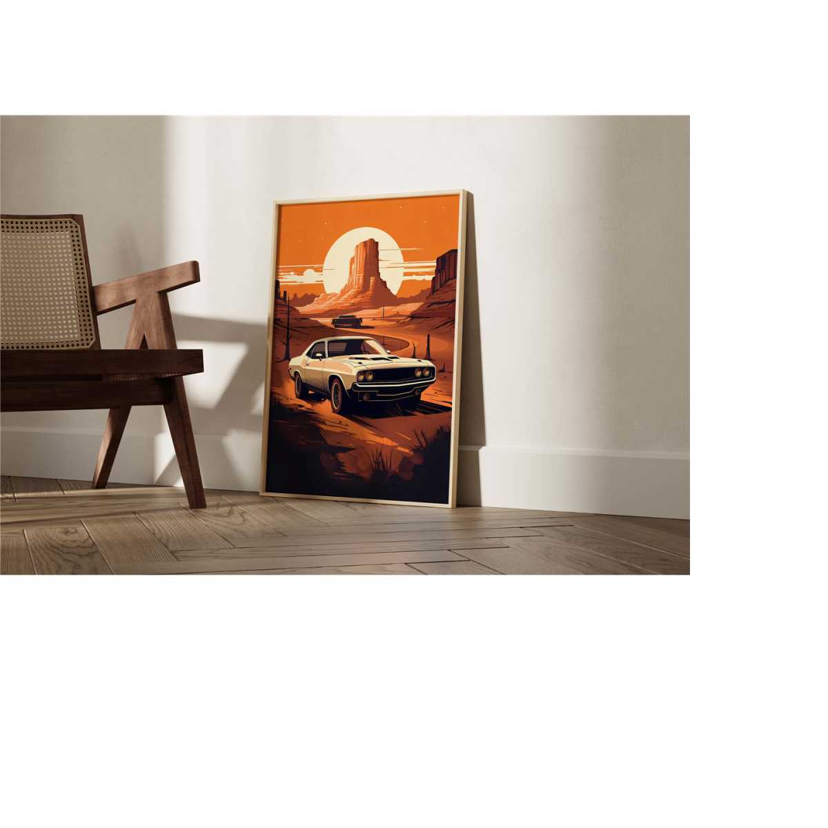 Dodge Challenger Print Iconic American Muscle Poster Wall Ar | Inspire ...