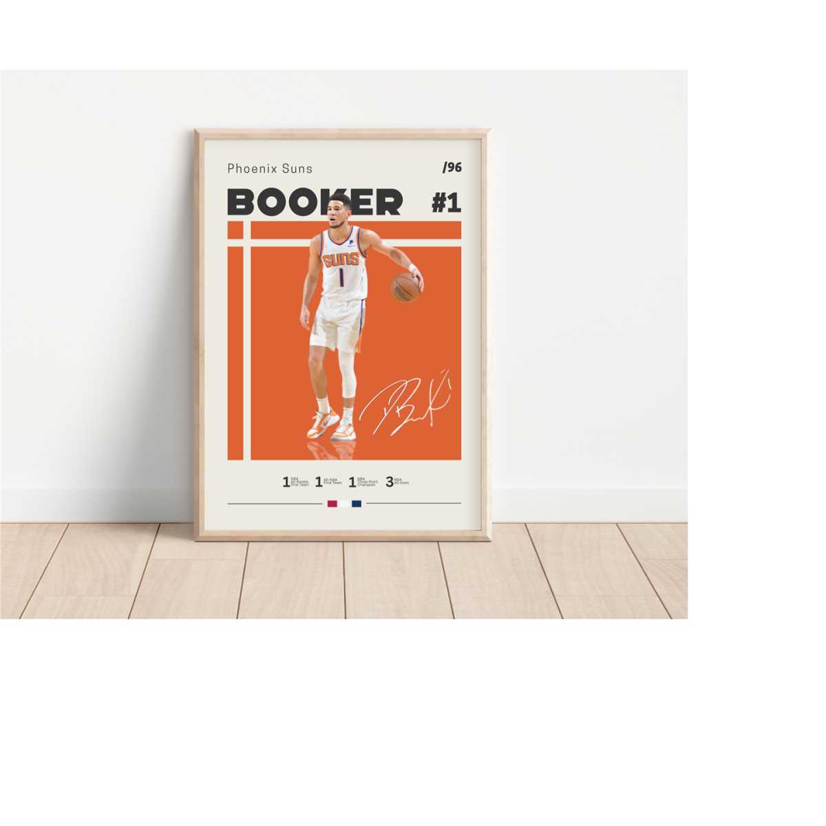 Devin Booker Poster, Phoenix Suns, NBA Fans, NBA Poster, Bas | Inspire ...
