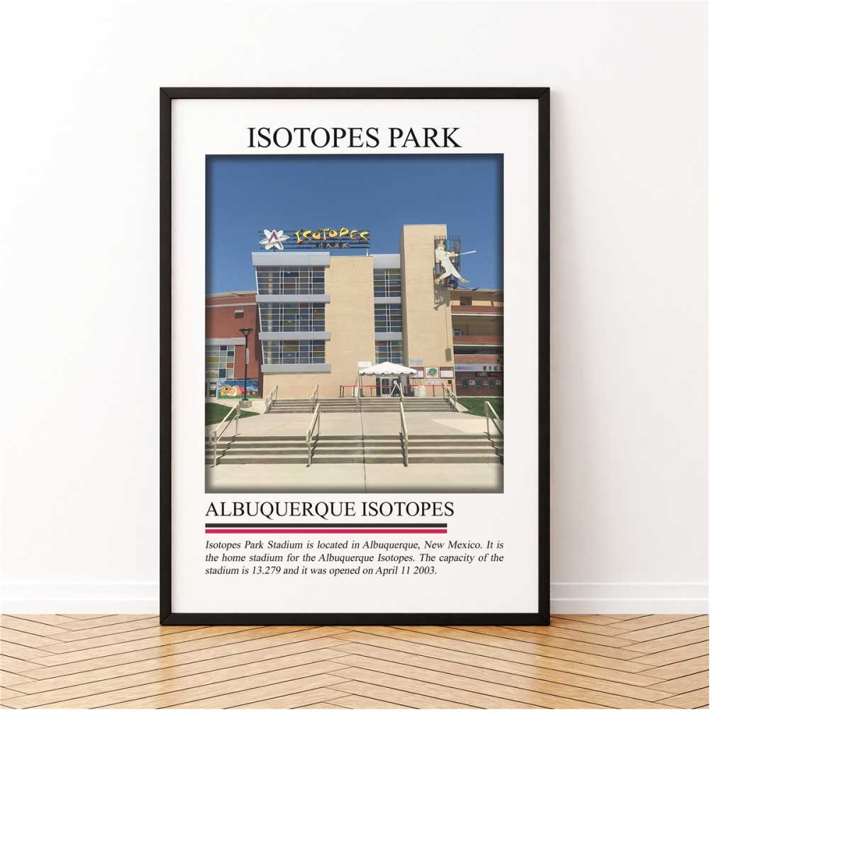 Isotopes Park Poster Wall Art | Stadium Canvas | Digital Pri | Inspire ...