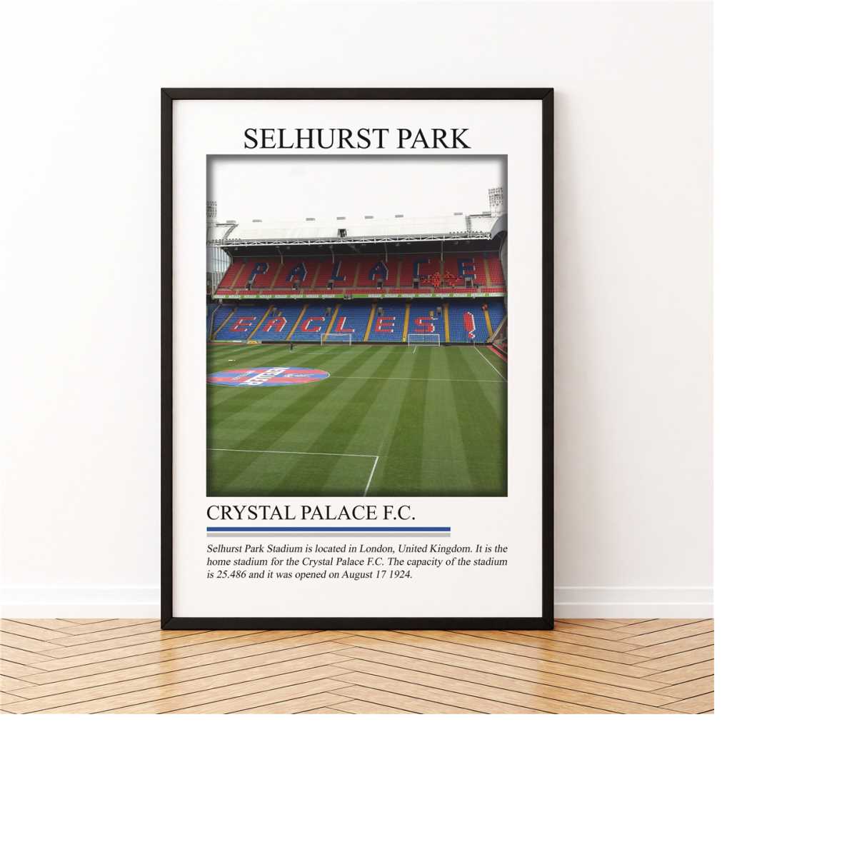Selhurst Park Canvas Poster | Selhurst Park Stadium Poster P | Inspire ...