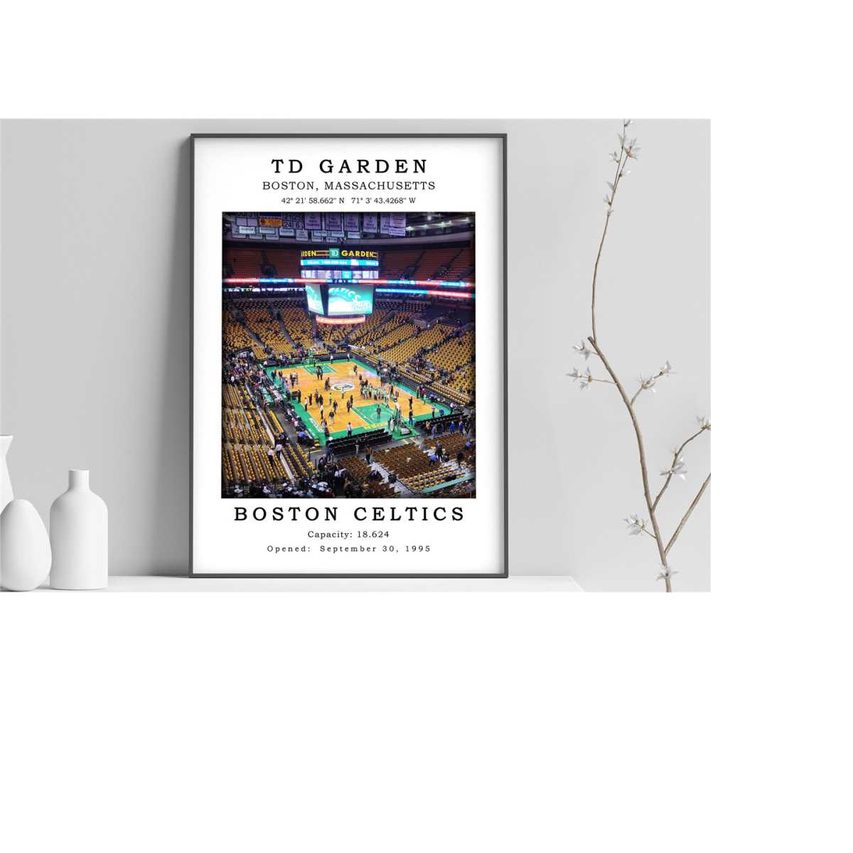 TD Garden Canvas Poster | TD Garden Stadium Print | Framed S | Inspire ...