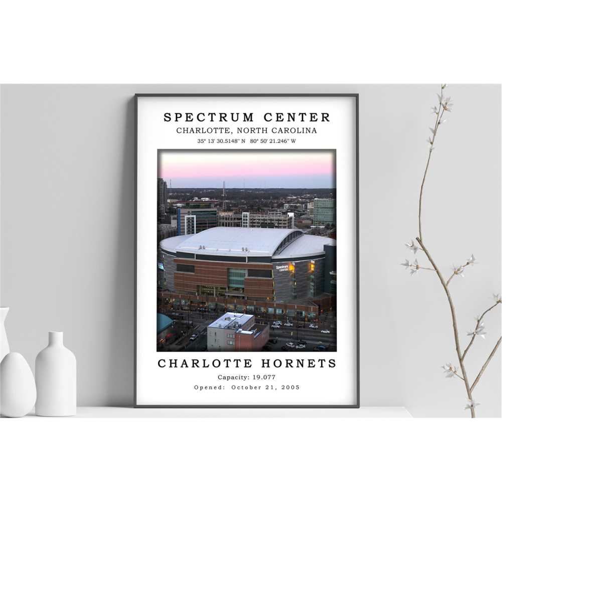 Spectrum Center Stadium Canvas | Spectrum Center Poster Prin | Inspire ...