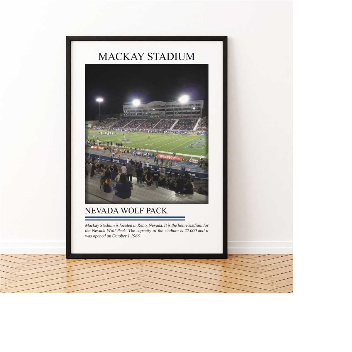 Mackay Stadium Print | Mackay Canvas Poster | Stadium Wall A - Inspire ...