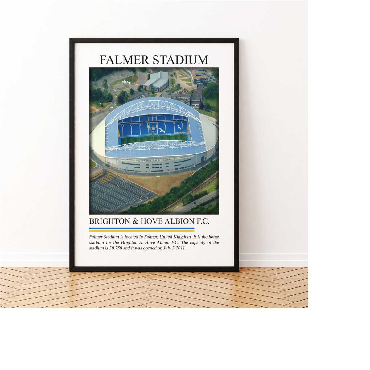 Falmer Stadium Canvas Poster | Falmer Stadium Poster Print | - Inspire ...
