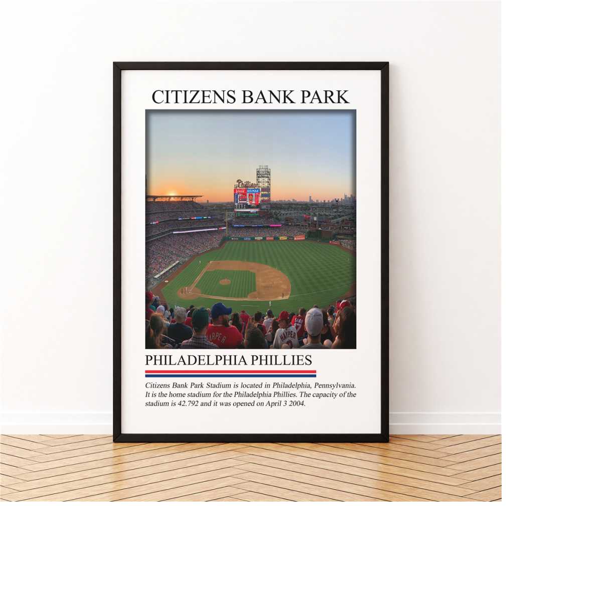 Citizens Bank Park Poster Wall Art | Stadium Canvas | Digita | Inspire ...