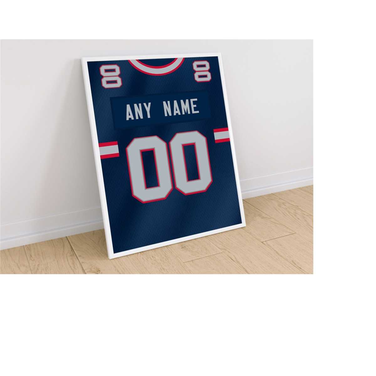 Patriots Jersey Poster | Inspire Uplift