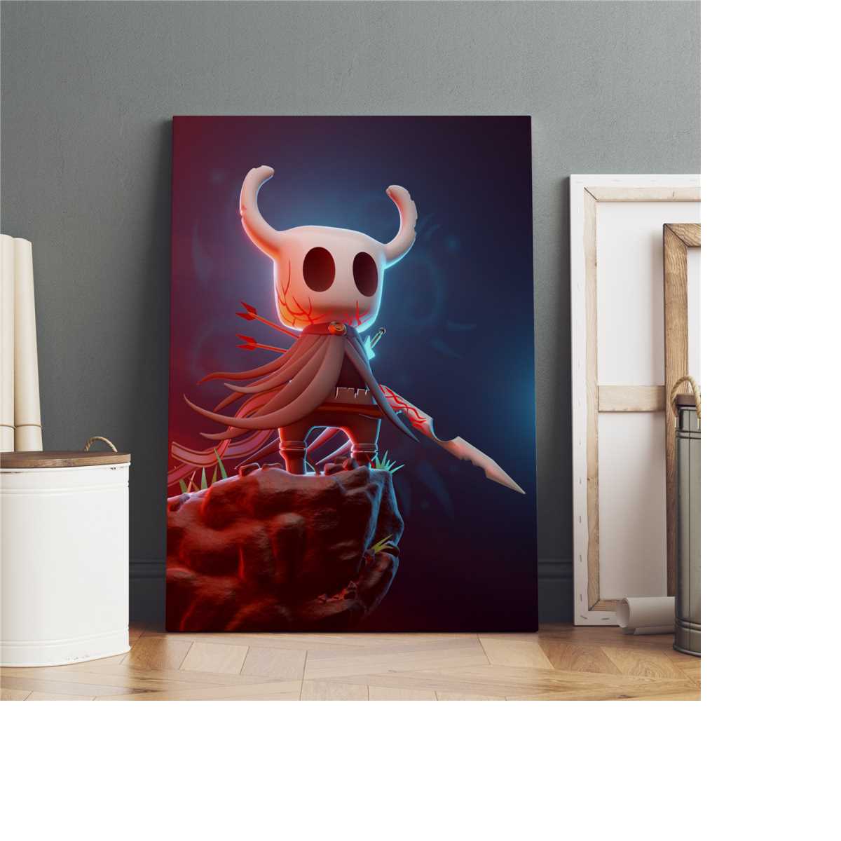 Hollow Knight Poster, Hallownest Wall Art, Premium Canvas Pr | Inspire ...