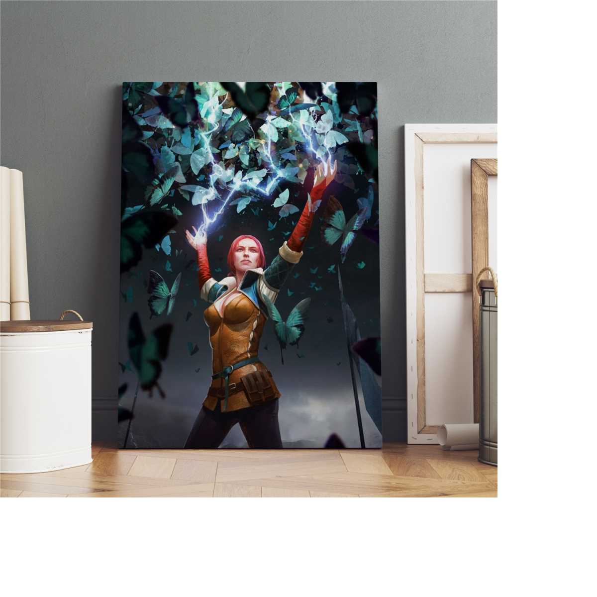 The Witcher 3 Wild Hunt Poster, Triss Merigold Wall Art, Pre - Inspire ...