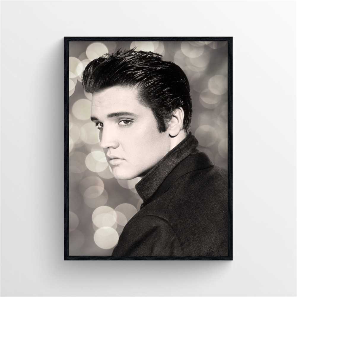 Posters & Prints Elvis Presley Poster Portrait Elvis Vintage | Inspire ...