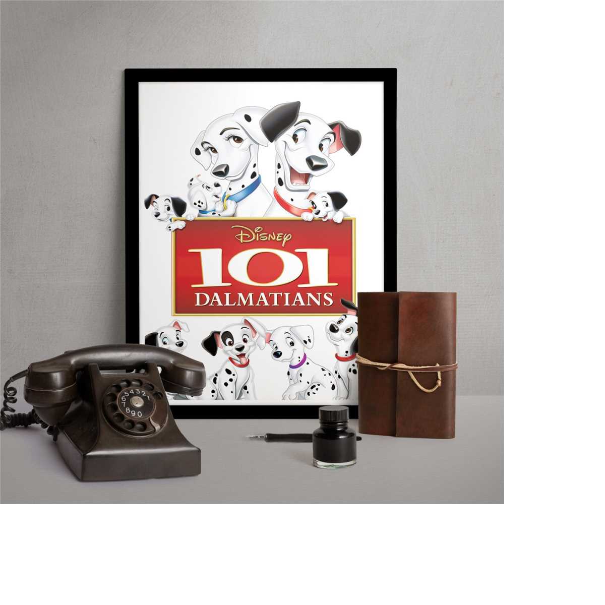 Posters & Prints 101 Dalmatians Disney Home Bedroom Bar Man - Inspire ...
